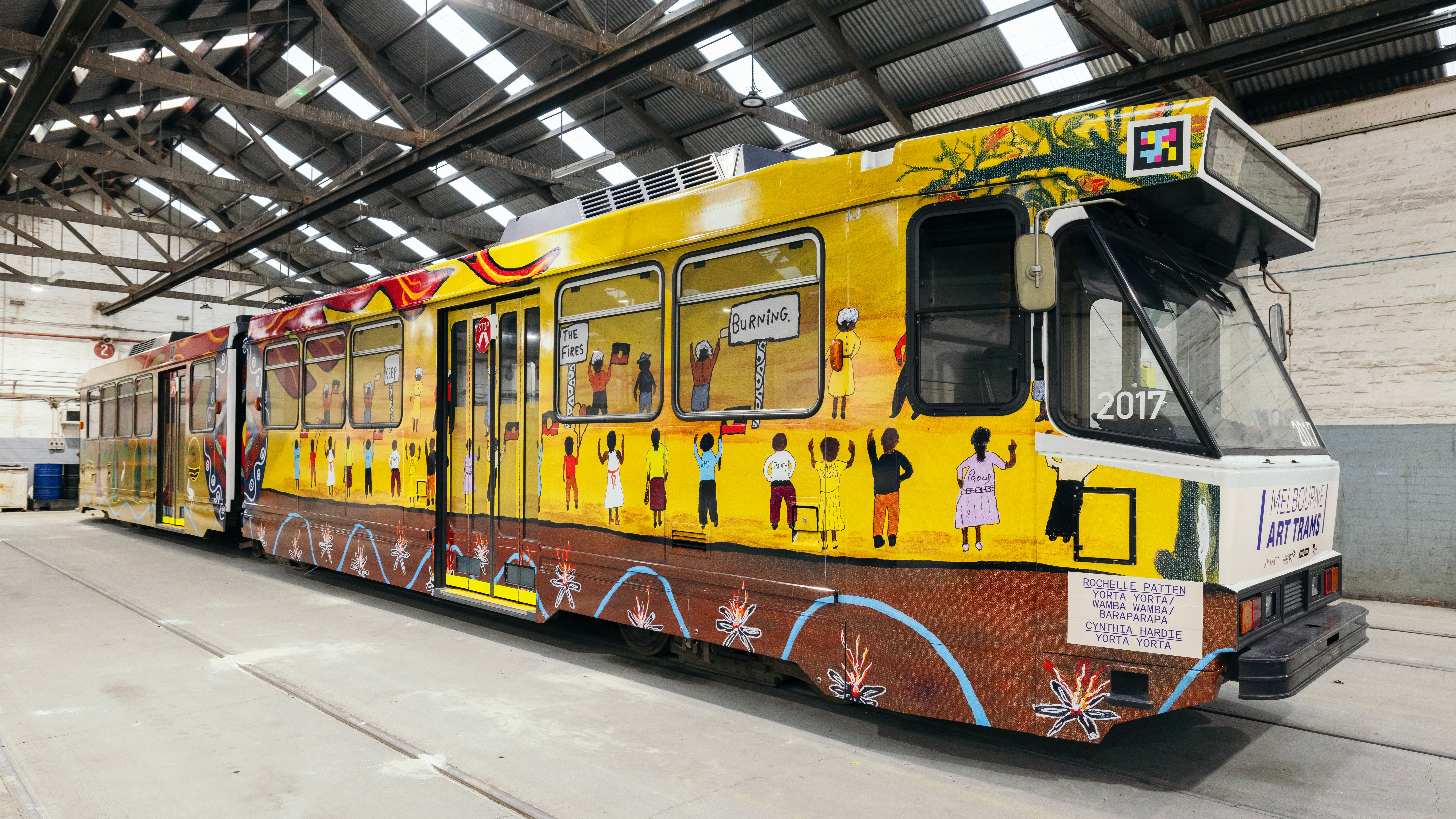 RISING: Your guide to the 2025 First Peoples Melbourne Art Trams